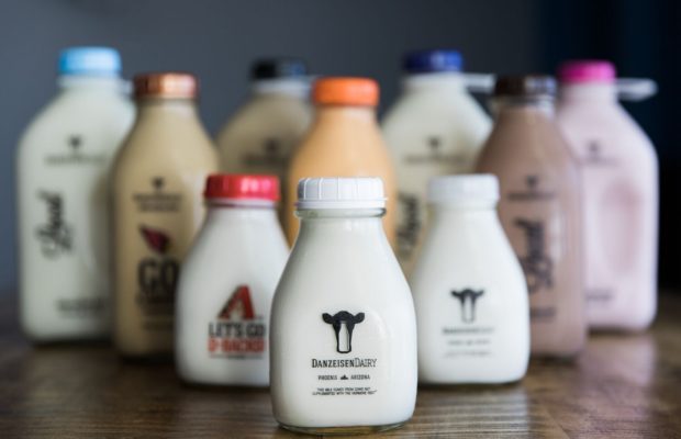 Danzeisen Dairy: Exemplary AZ Milk in a Glass Bottle