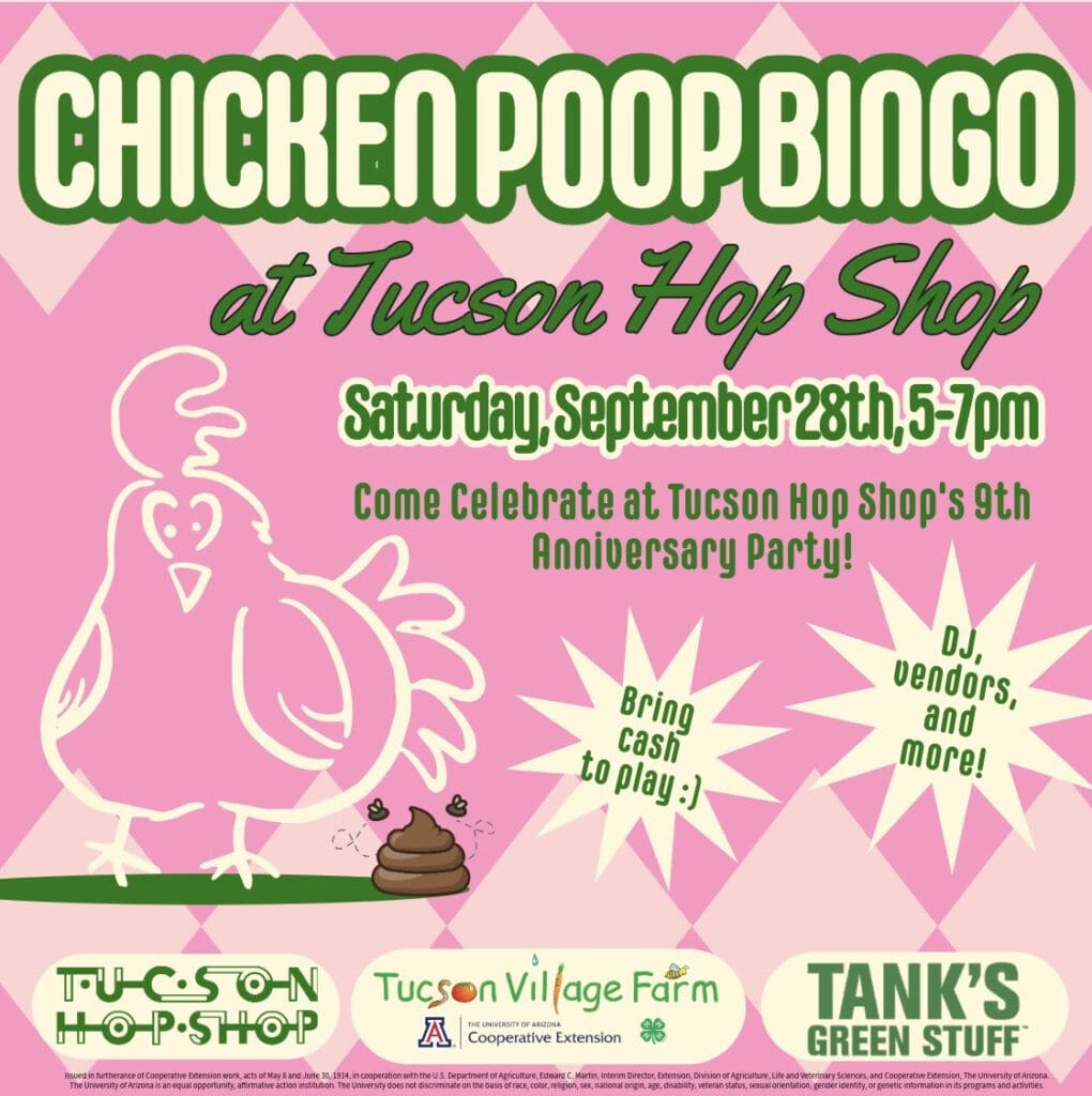 Chicken Poop Bingo is BACK! - Tucson Foodie