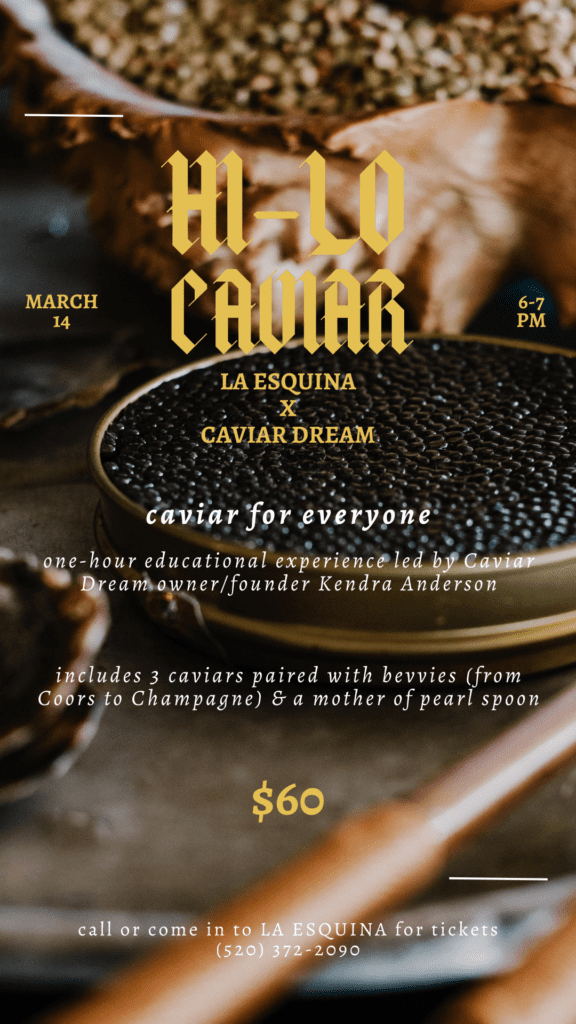 Hi-Lo Caviar Tasting - Tucson Foodie