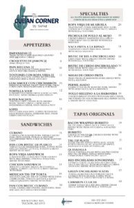 'The Cuban Corner' is Now Open on Stone Avenue (MENU)